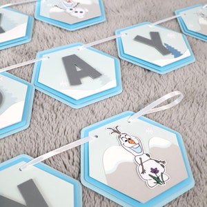 Olaf Birthday Banner - Etsy