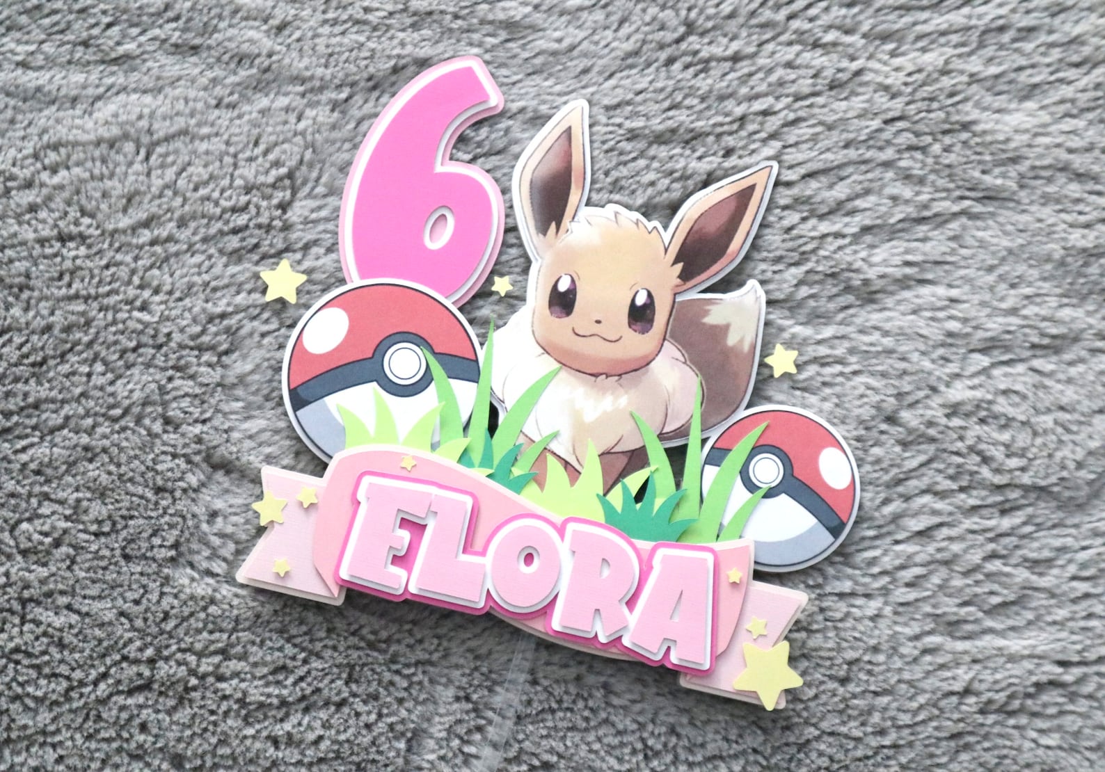 Eevee Inspired Cake Topper | Charizard Cake Topper - Etsy Canada
