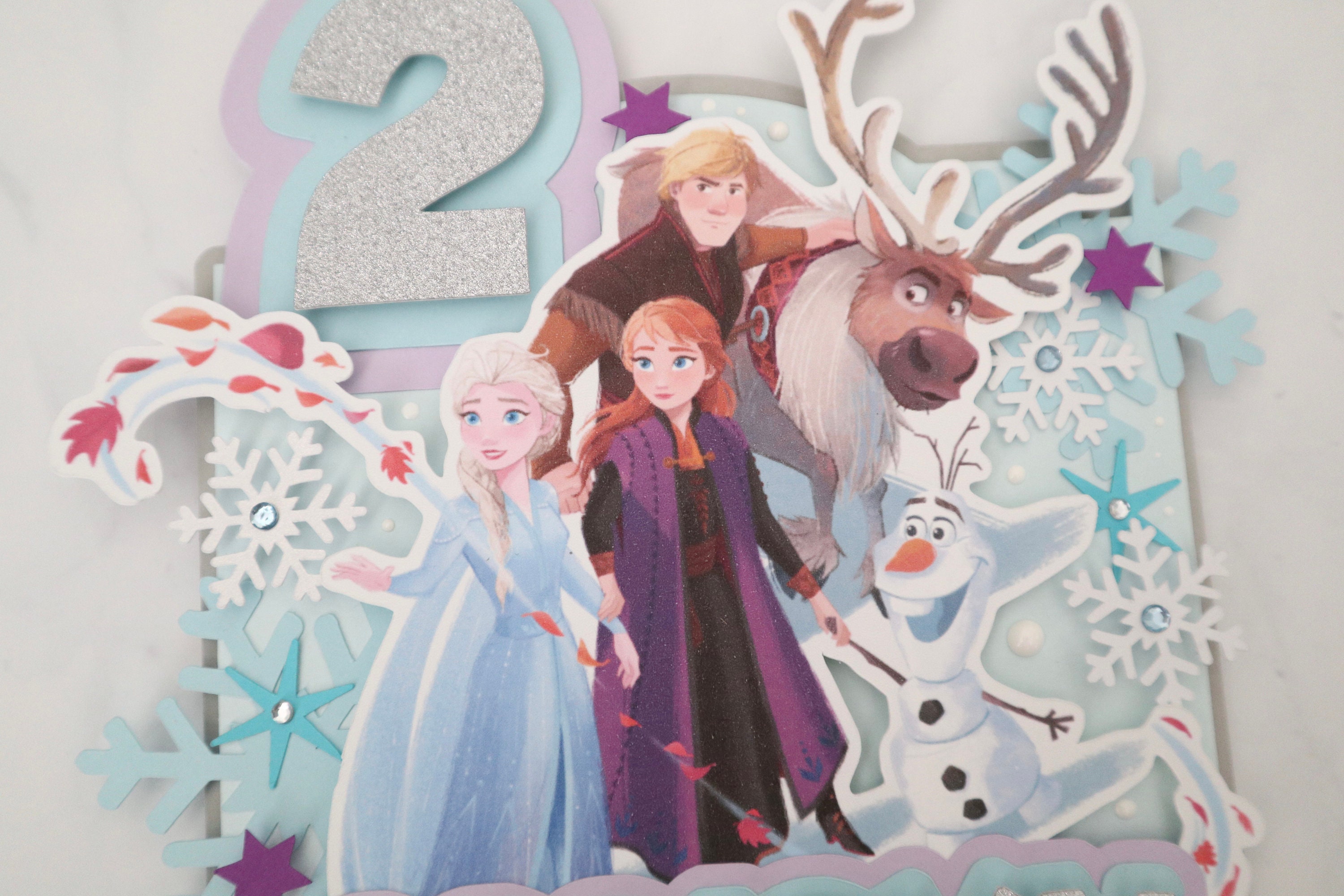 Frozen Cake Topper - Etsy