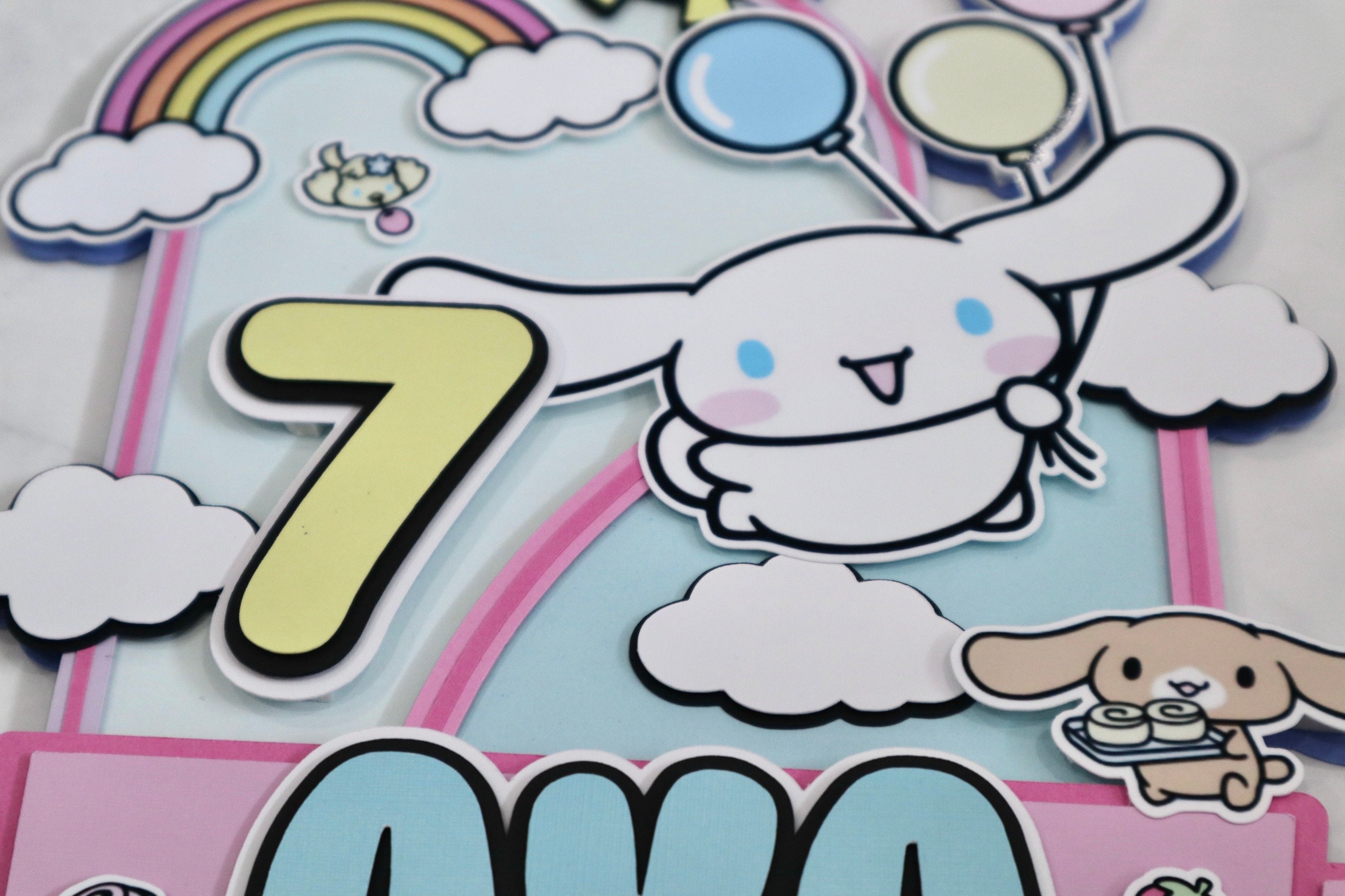 Cinnamoroll Inspired Cake Topper - Etsy Canada