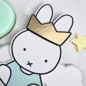 Miffy Inspired Cake Topper - Etsy