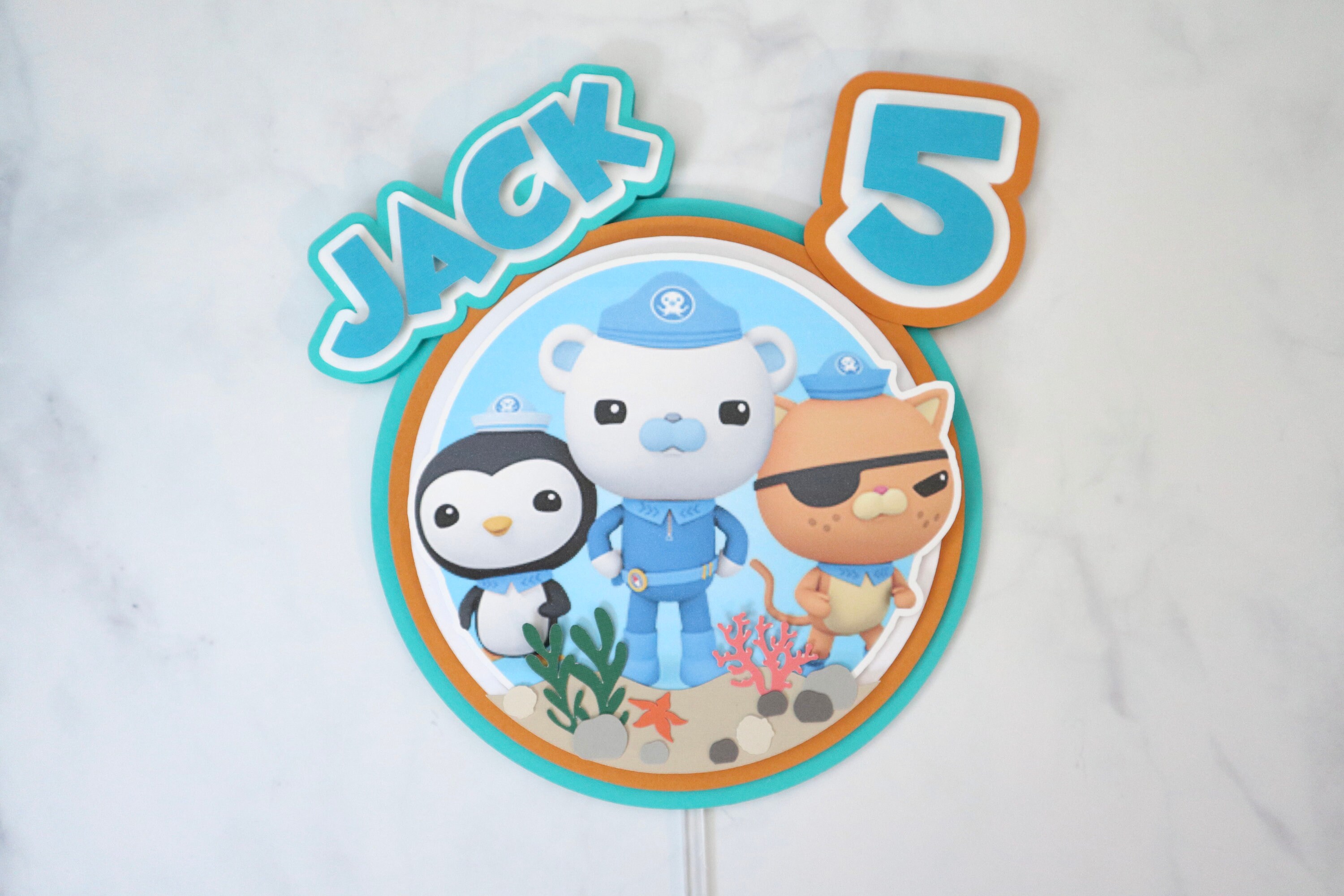 The Octonauts Inspired Cake Topper - Etsy