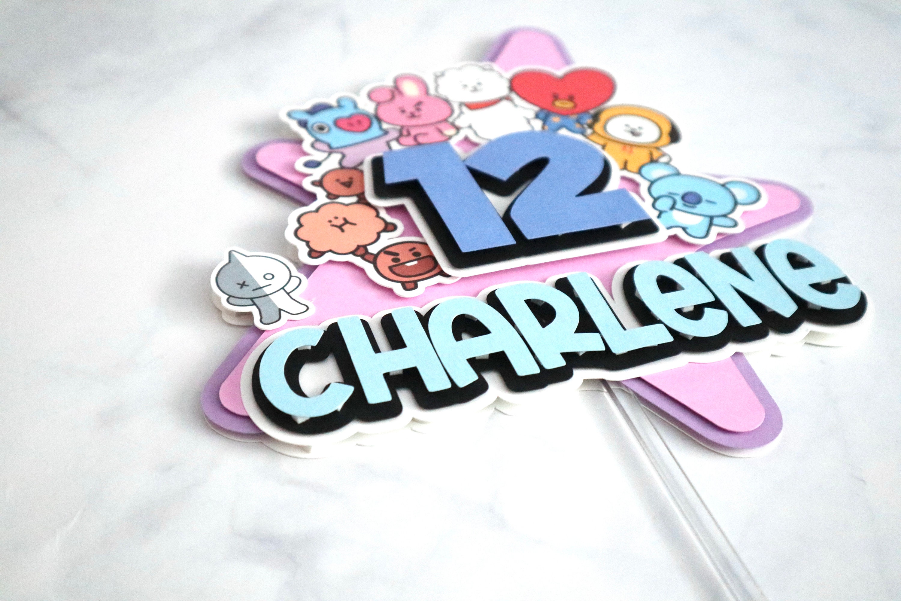 BT21 Inspired Cake Topper | Etsy Canada