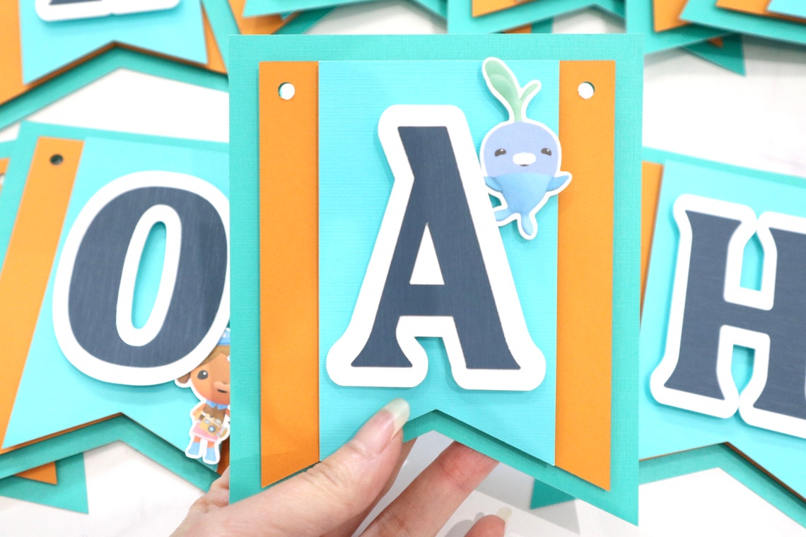 The Octonauts Inspired Birthday Banner - Etsy