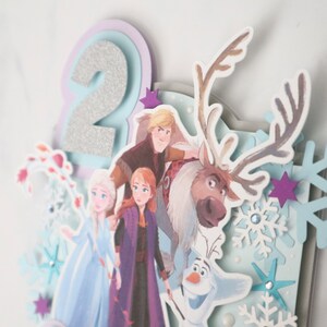 Frozen Cake Topper - Etsy