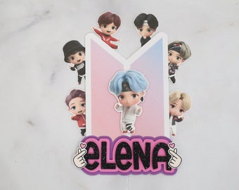 BTS Butter Cake Topper and Cake Toppers Set PDF Instant Download ...