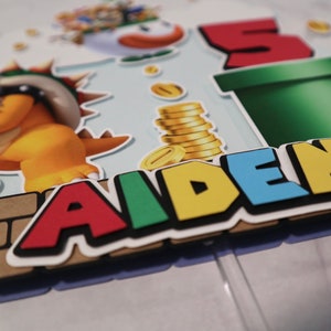 Bowser Inspired Cake Topper | Bowser Jr Inspired Cake Topper - Etsy Canada