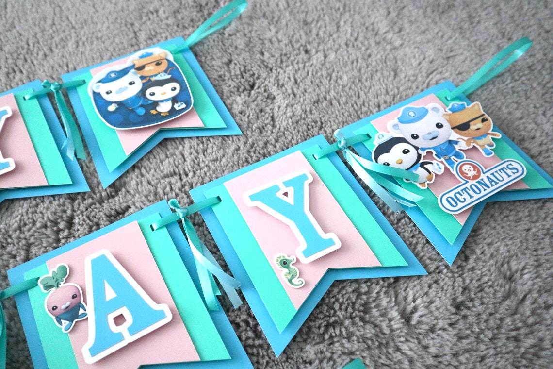 The Octonauts Inspired Birthday Banner | Etsy