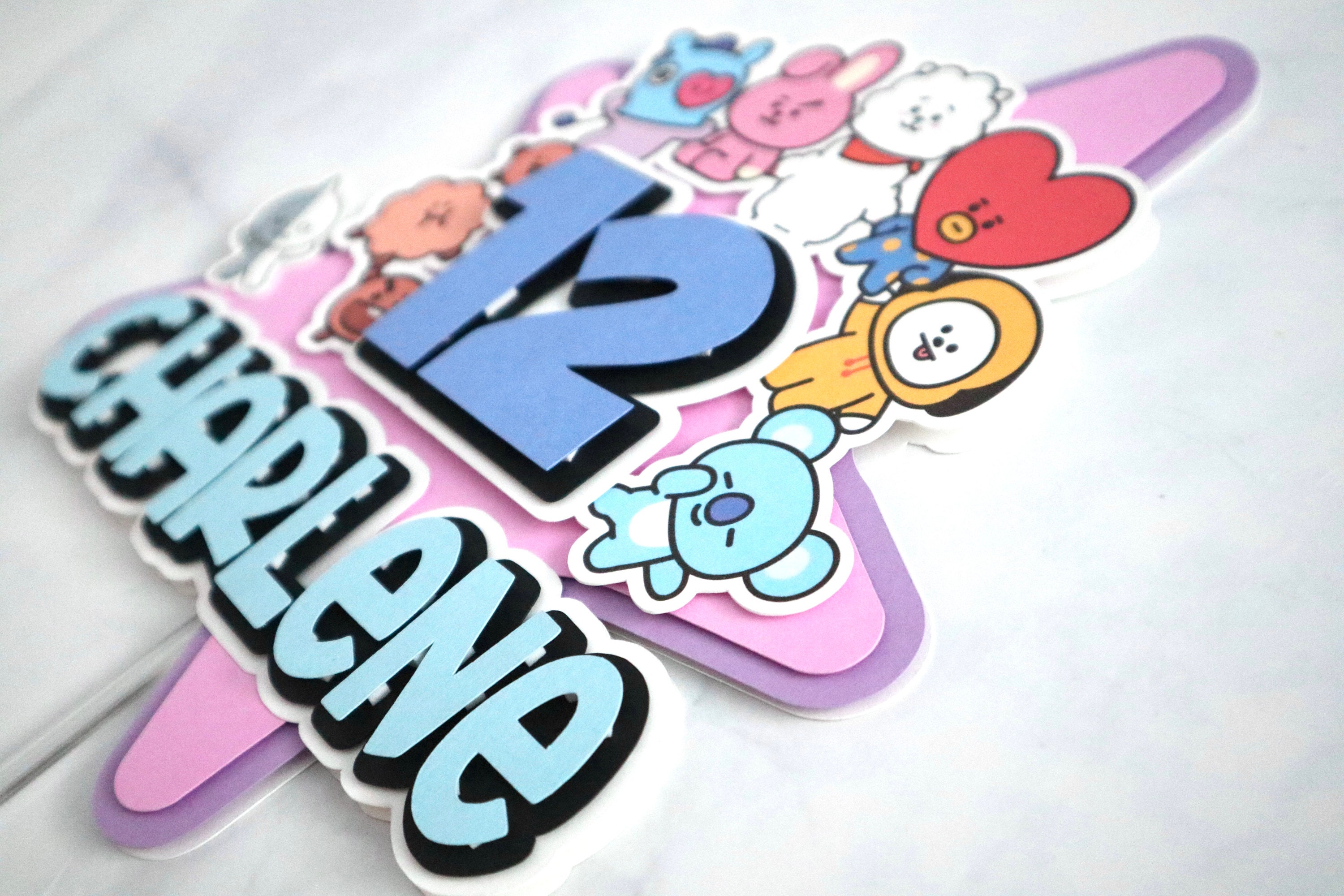 BT21 Inspired Cake Topper | Etsy Canada