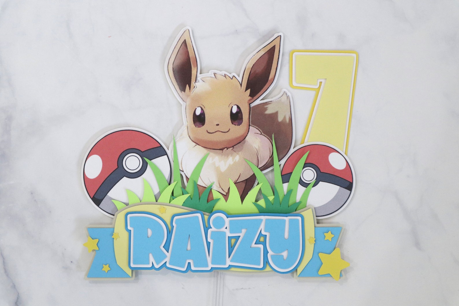 Eevee Inspired Cake Topper | Charizard Cake Topper - Etsy Canada