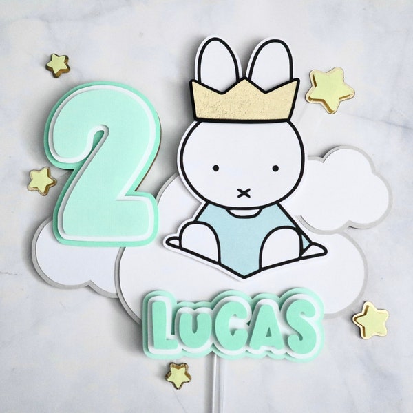 Miffy Cake Topper - Etsy