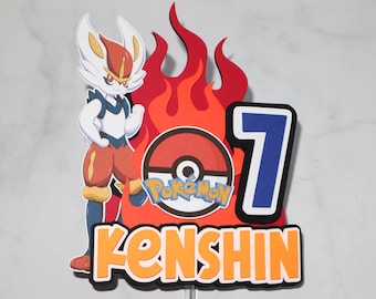 Eevee Inspired Cake Topper Charizard Cake Topper | Etsy Canada