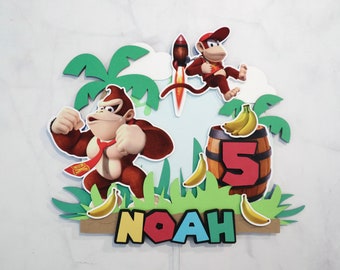 Donkey Kong Cake Topper - Etsy