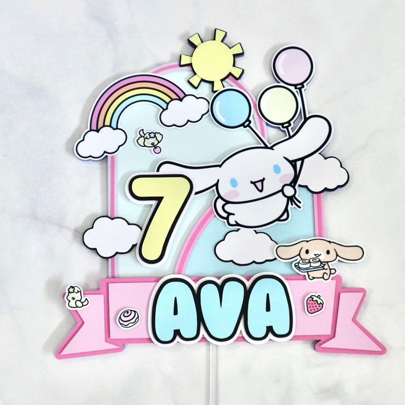 Cinnamon Roll Cake Topper - Etsy