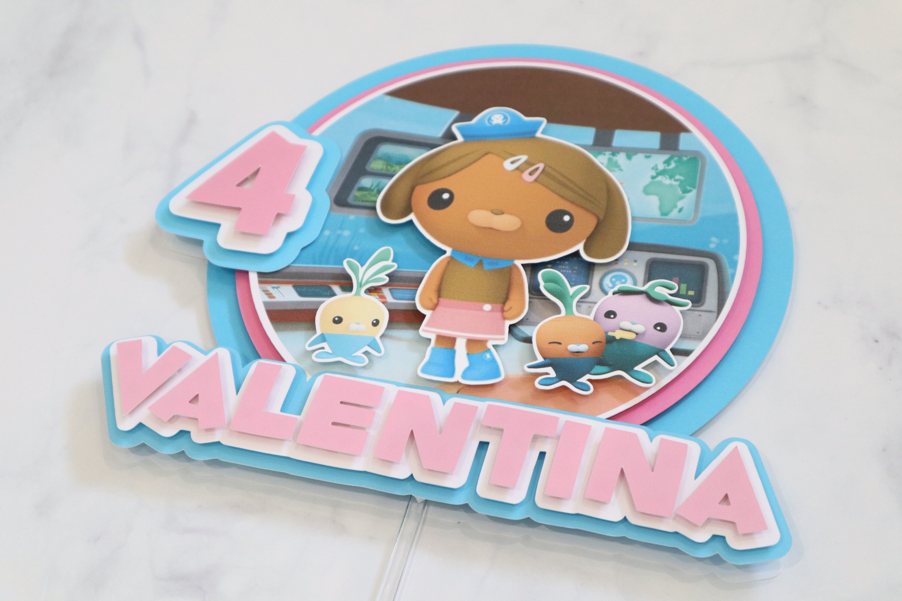 The Octonauts Inspired Cake Topper - Etsy