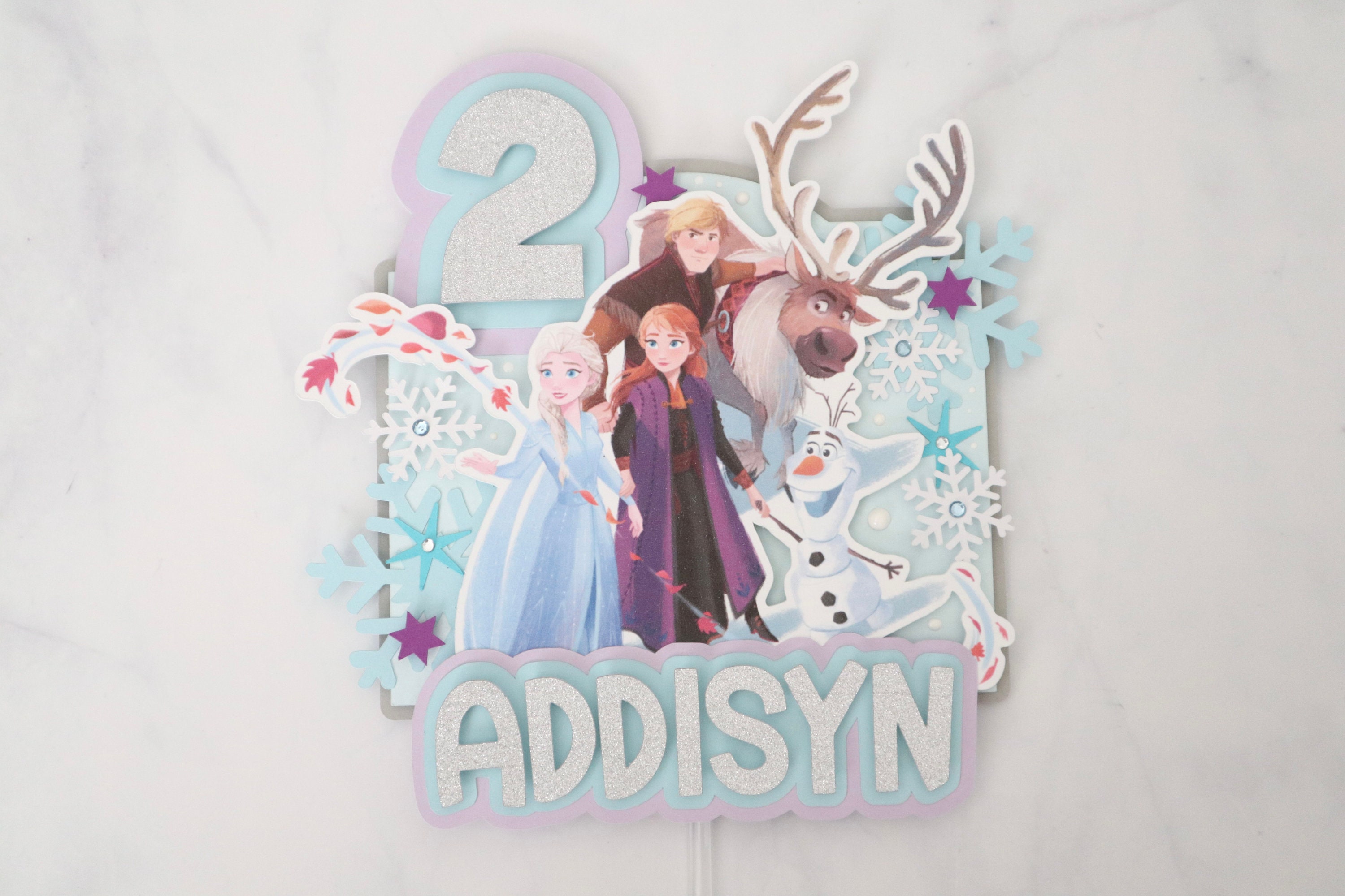 Frozen Cake Topper - Etsy