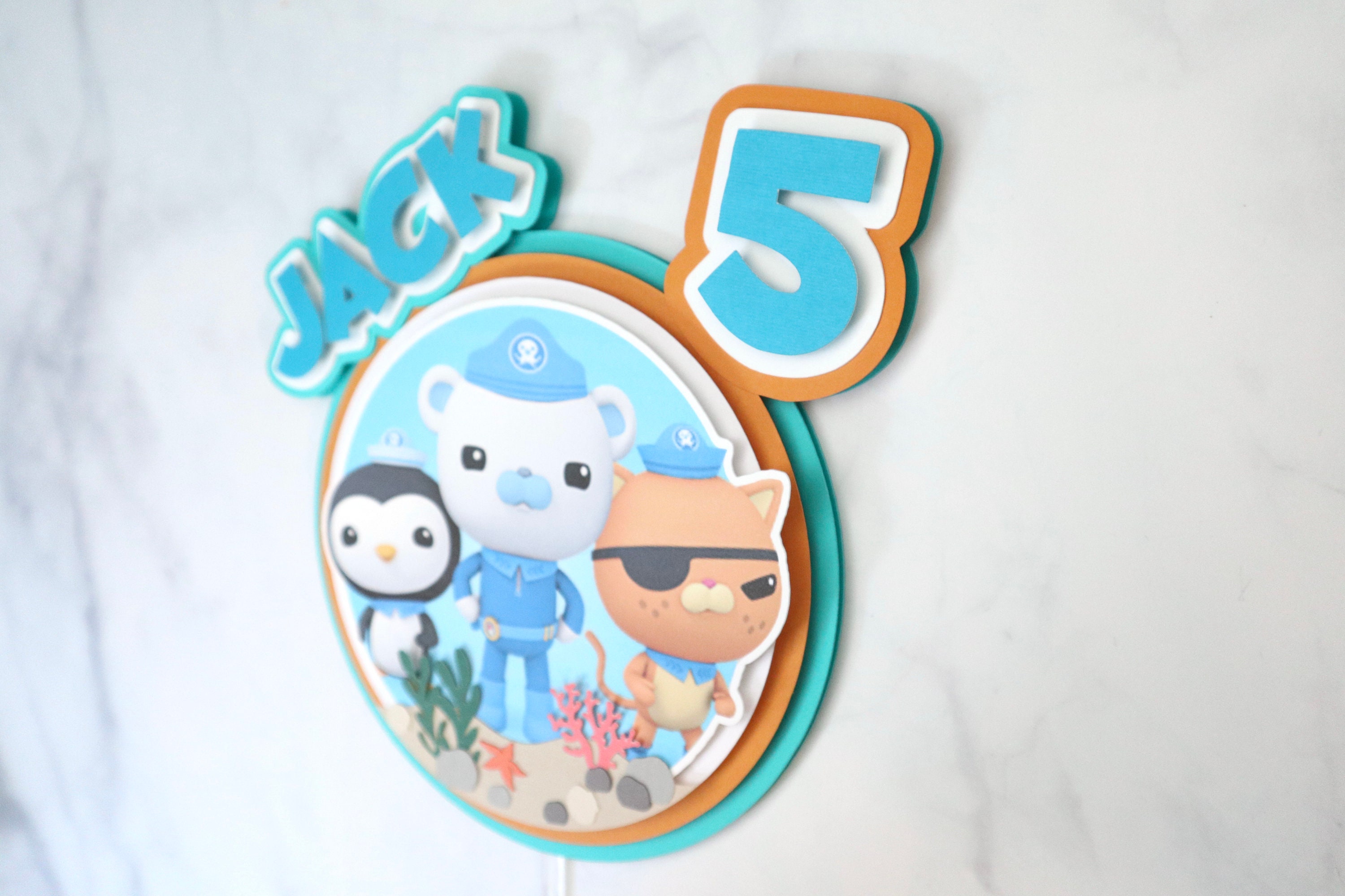 The Octonauts Inspired Cake Topper - Etsy