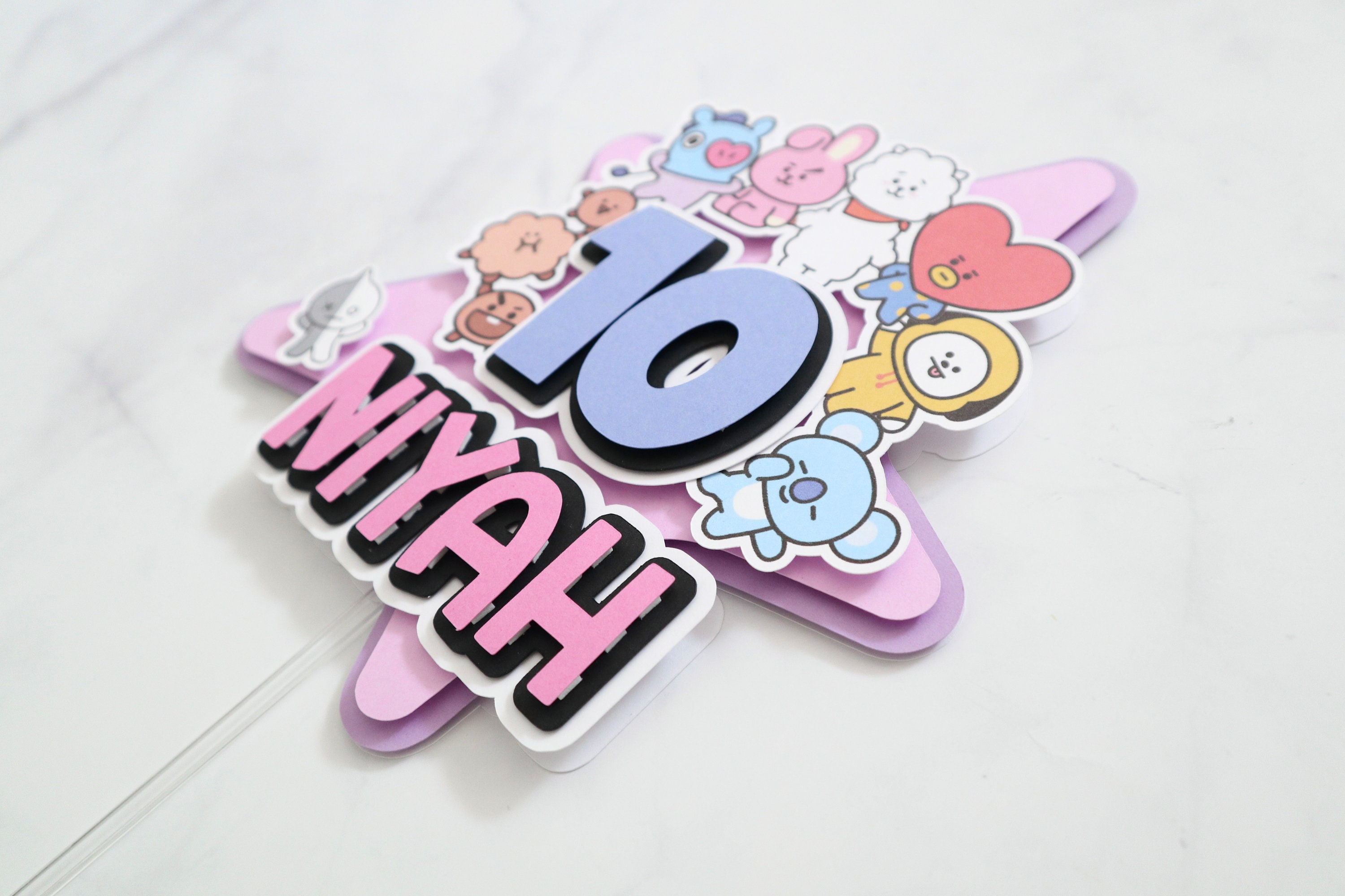 BT21 Inspired Cake Topper | Etsy Canada