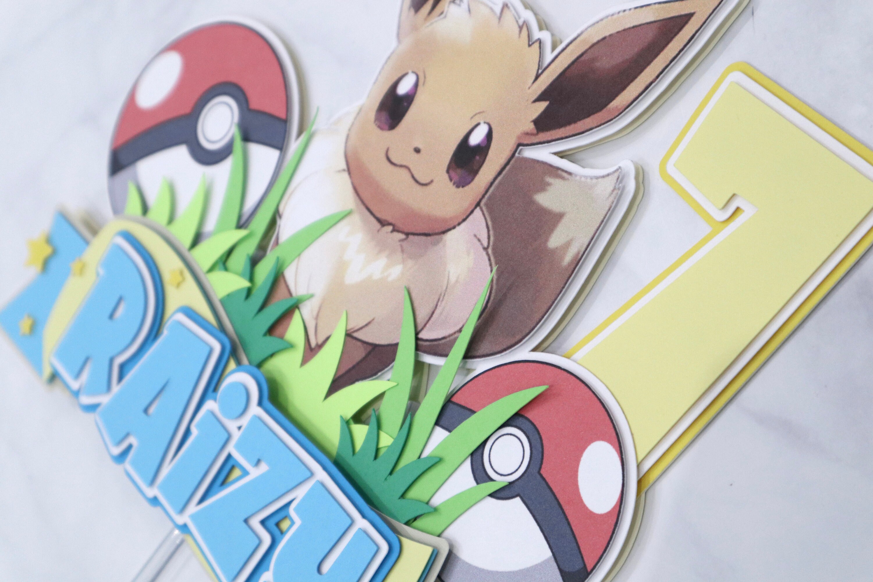 Eevee Inspired Cake Topper Charizard Cake Topper | Etsy Canada