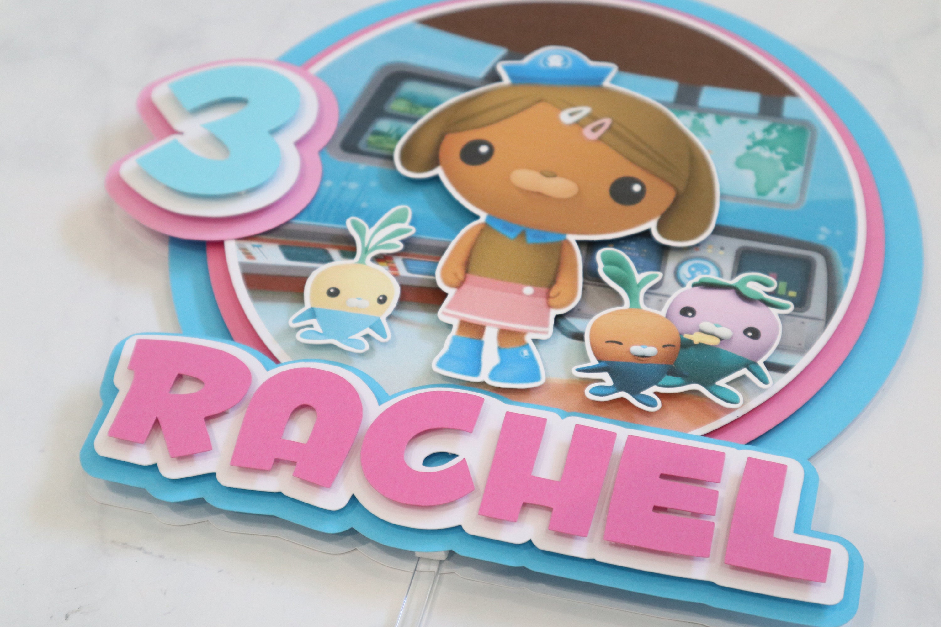 The Octonauts Inspired Cake Topper - Etsy