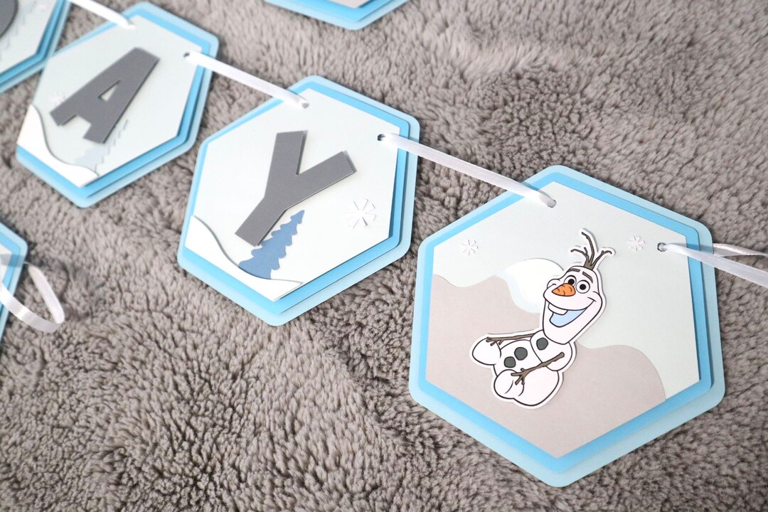 Olaf Birthday Banner - Etsy