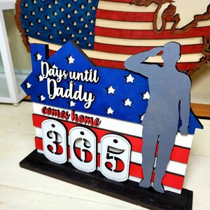 Military Deployment Countdown Calendar Sign Dog Tags - Etsy