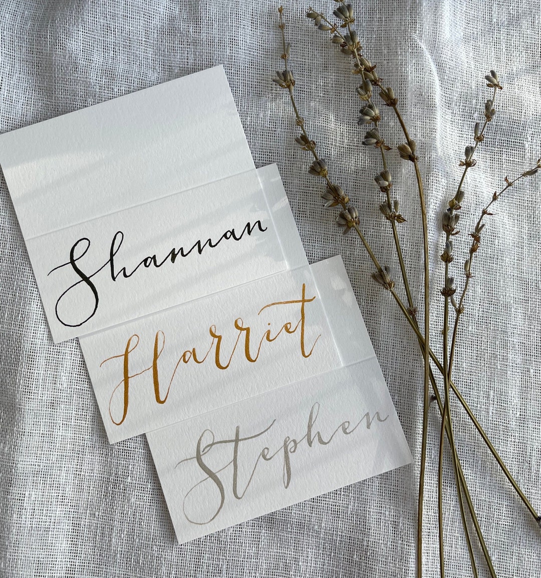 Handwritten Calligraphy Place Names Custom Place Names - Etsy