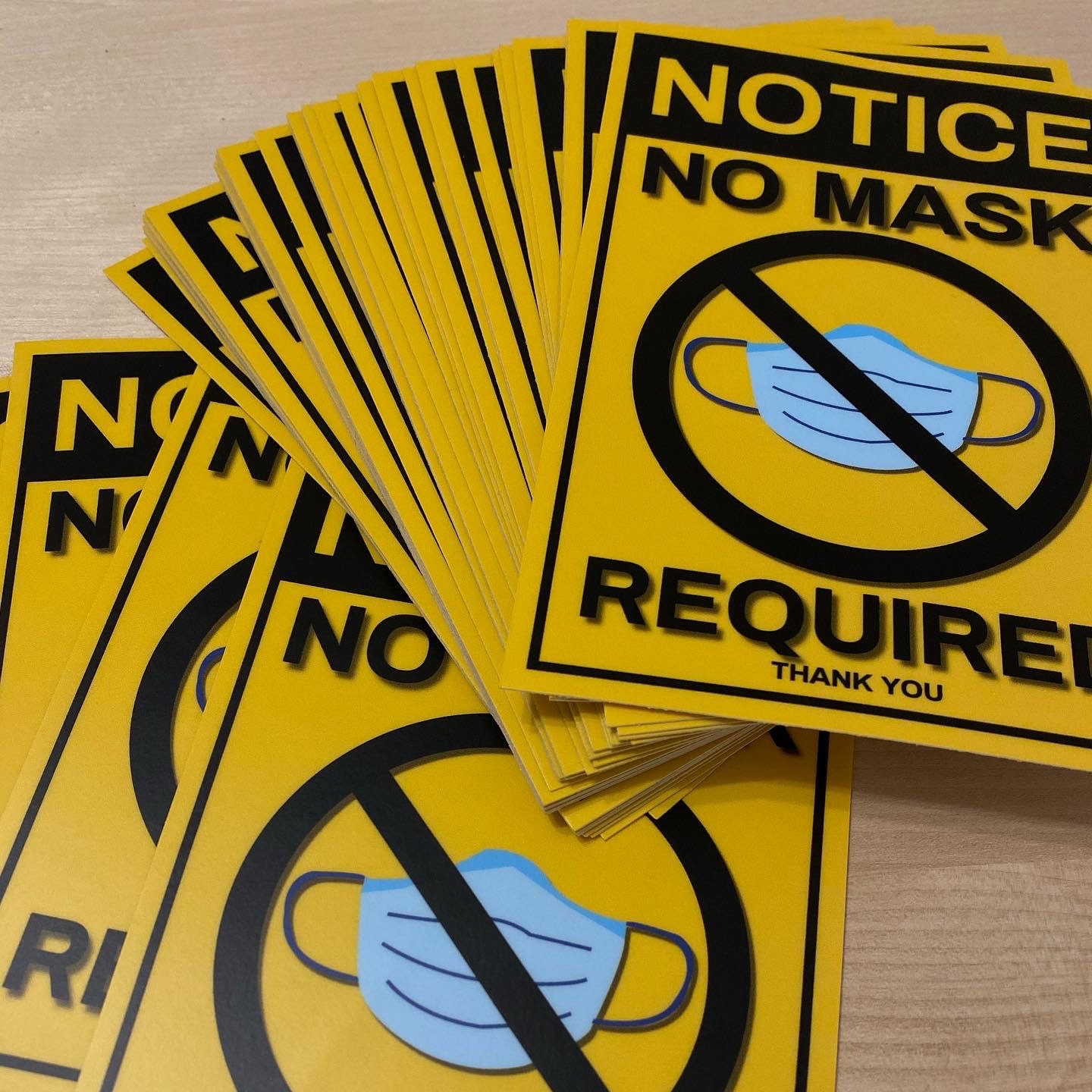 No Mask Required Sticker Decal Bumper Sticker Funny - Etsy