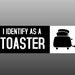 I Identify as A Toaster (large 7x3) Bumper Sticker Decal for Scion Xb ...
