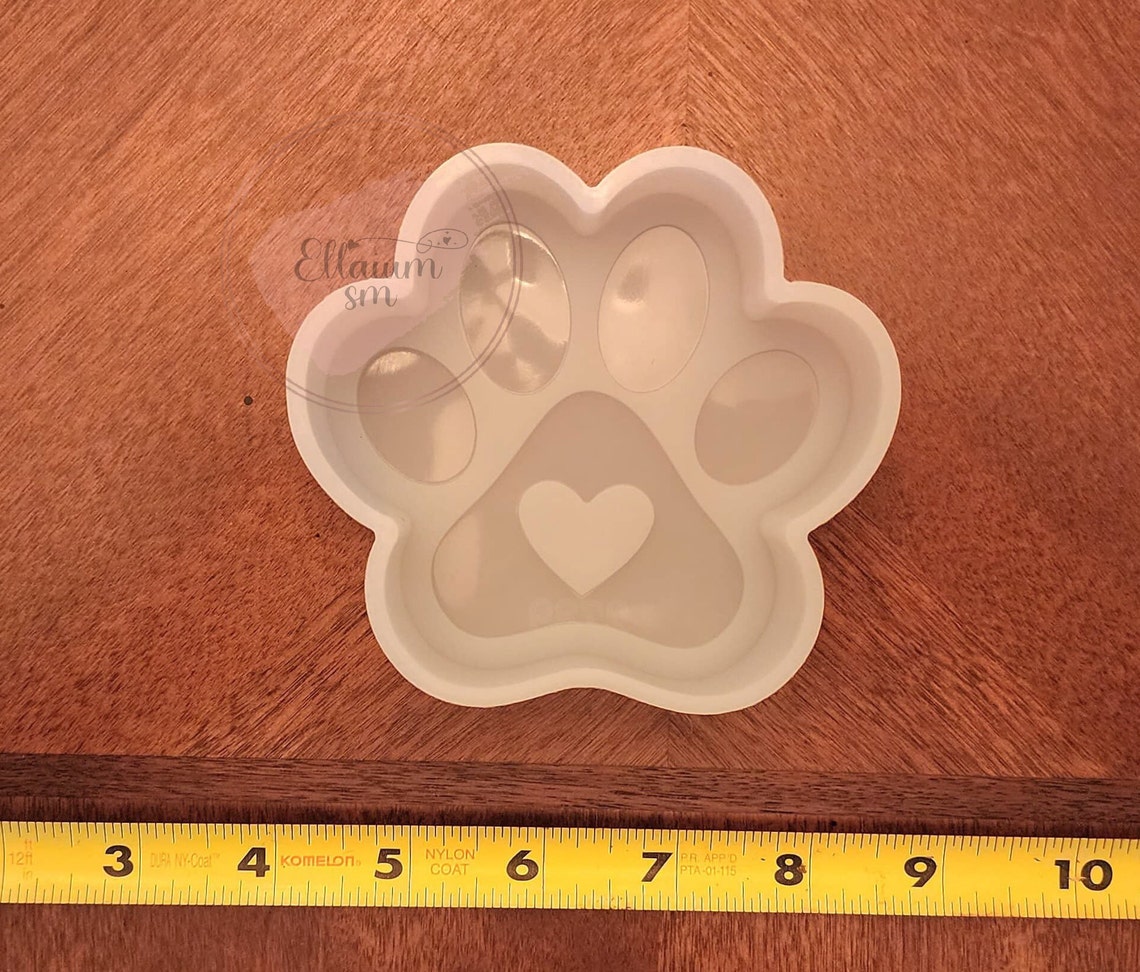 Paw Print Freshie Mold | 4" X 3.5" | Paw Print Mold | Molds for ...