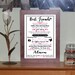 Personalised BEST FRIENDS BORDER Memories Keepsake A4 Print Sold as the ...
