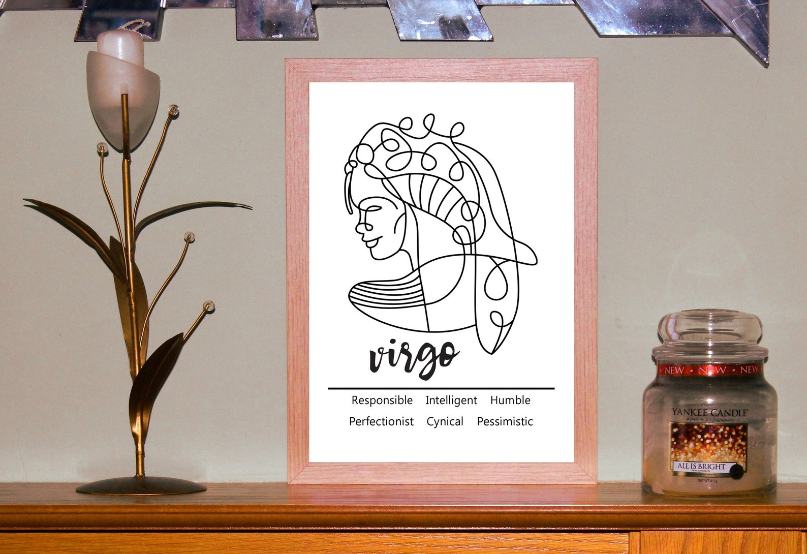 VIRGO ZODIAC Star Sign Traits A4 Poster Sold as the Print Only - Etsy