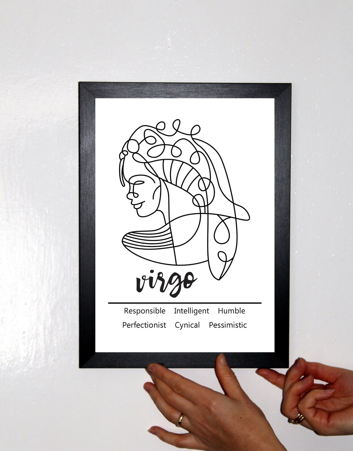 VIRGO ZODIAC Star Sign Traits A4 Poster Sold as the Print Only - Etsy