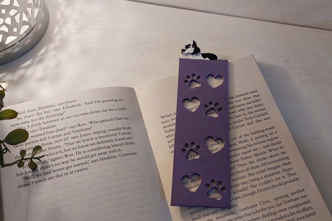 Cute Border Collie Bookmark | Pet Bookmark | Stocking Fillers - Etsy UK