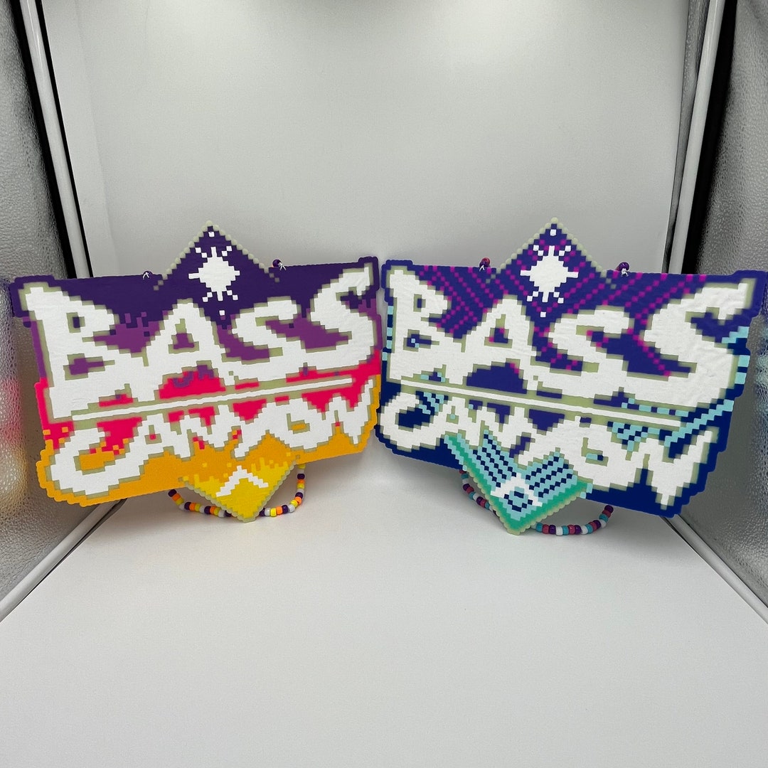 Large Bass Canyon Perler Necklace - Etsy
