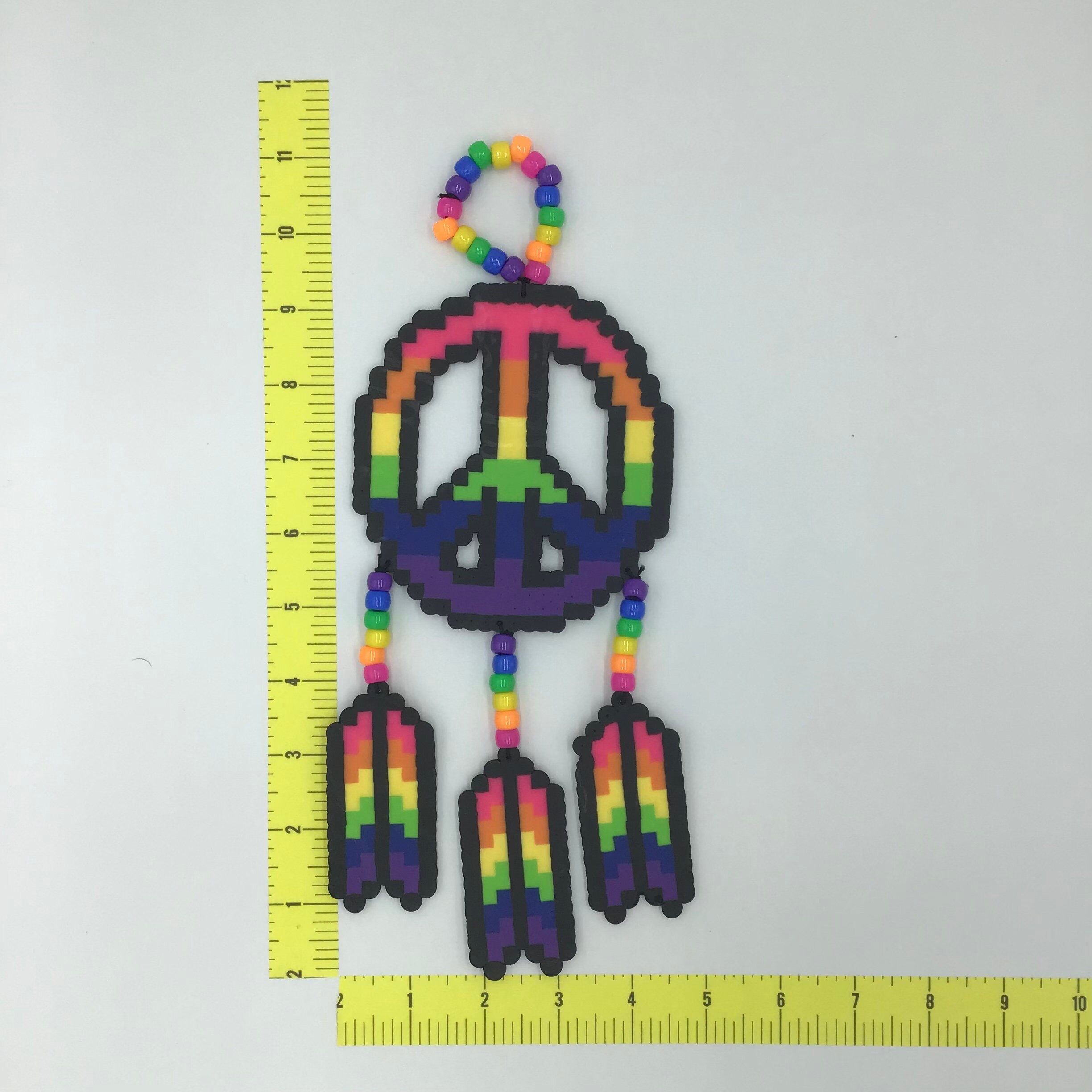 Peace Sign Perler Necklace/ Wall Decor - Etsy