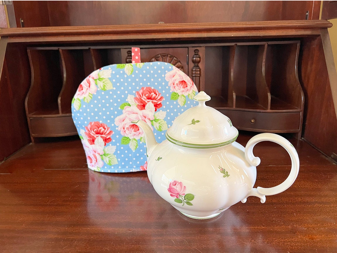 Floral Teapot Cozy: Insulated Quilted Tea Pot Cover - Etsy