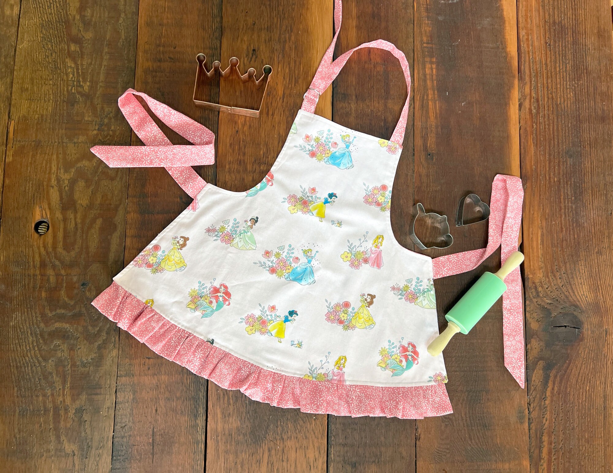 Child's Disney© Princess Apron Childs Apron Kids Disney - Etsy