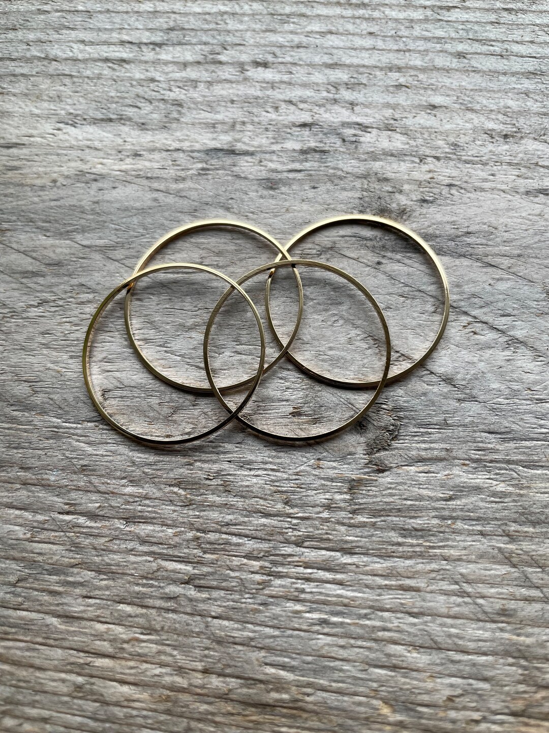 Circle Connector KC Gold 30mm - Etsy