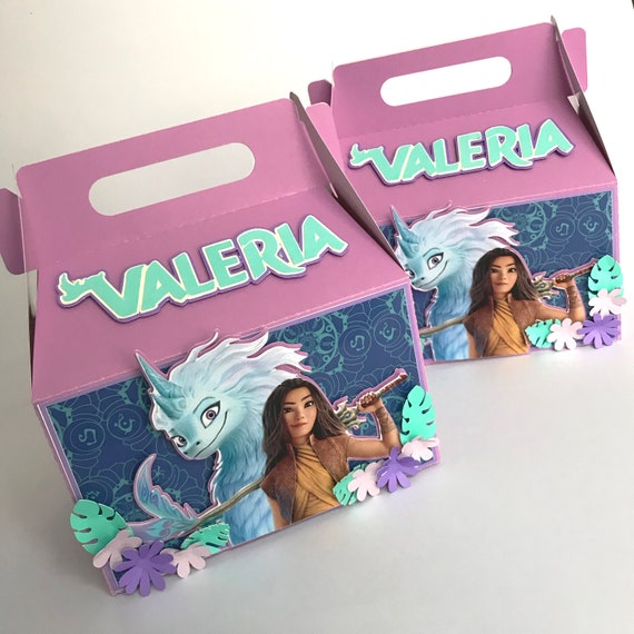 Raya Gable Box Raya Birthday Party Raya Favor Boxes Raya | Etsy