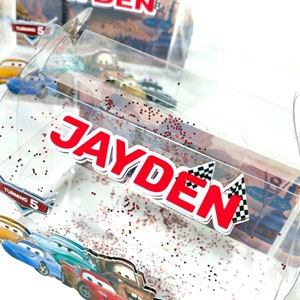 Cars Gable Box Acetato, Cars Birthday Party, Cars Favor Boxes Acetato ...