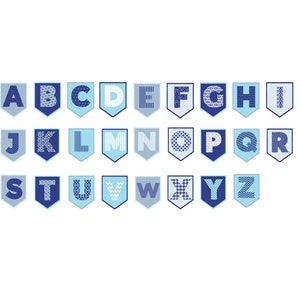 Printable Banner Digital Filer, Printable Alphabet Letter Banner ...