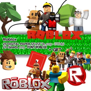 Roblox Digital Papers, Roblox Backgrounds, Roblox Papers, Scrapbook ...
