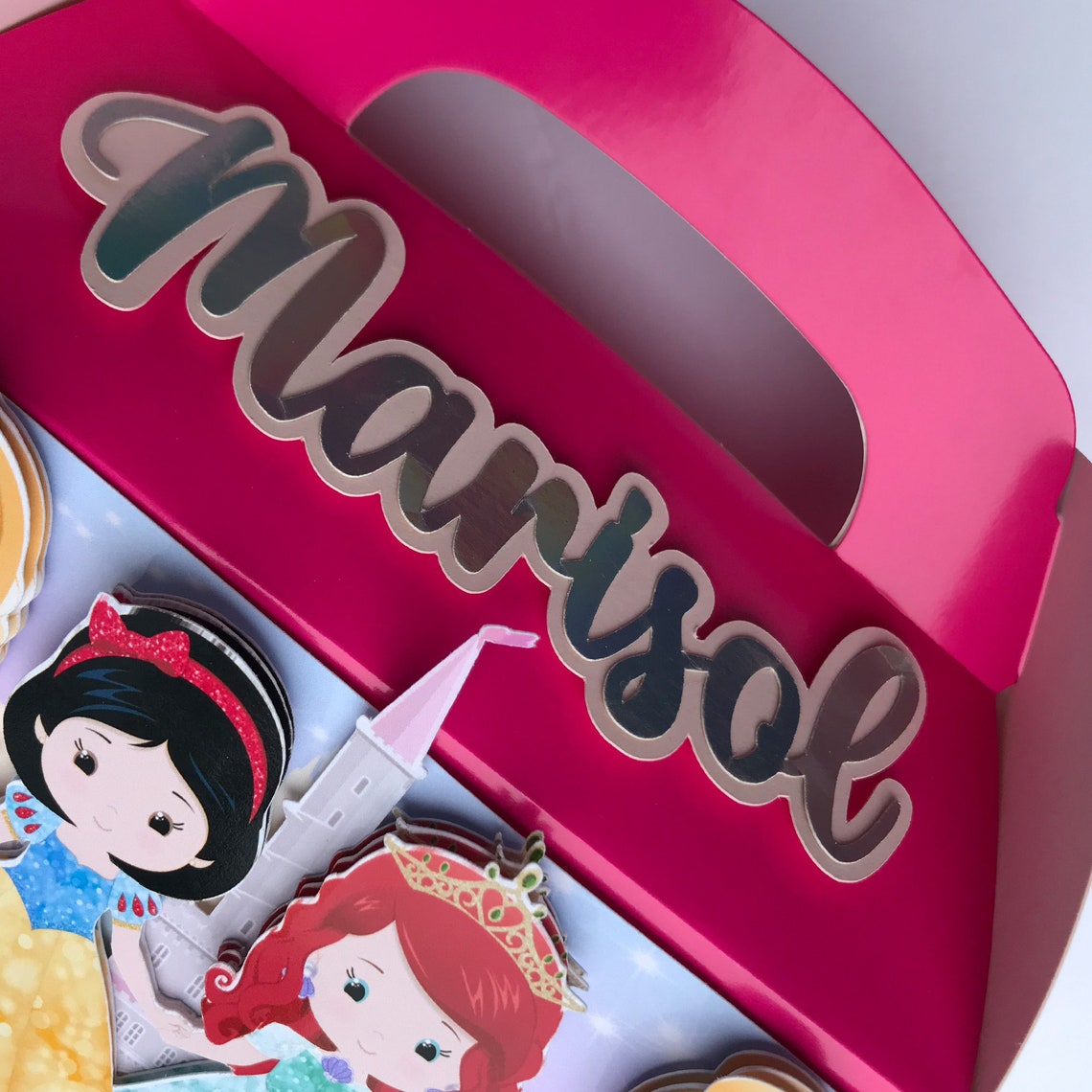 Princess Gable Box, Princess Birthday Party, Princess Favor Boxes ...