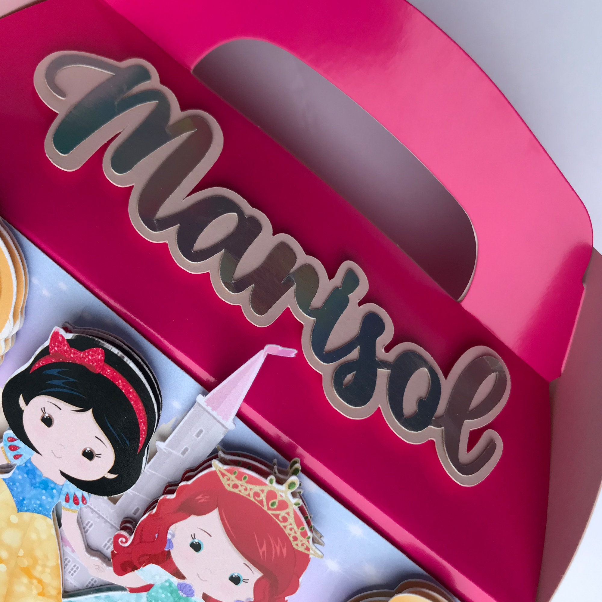 Princess Gable Box, Princess Birthday Party, Princess Favor Boxes ...