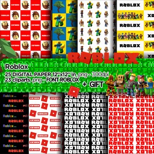 Roblox Digital Papers, Roblox Backgrounds, Roblox Papers, Scrapbook ...