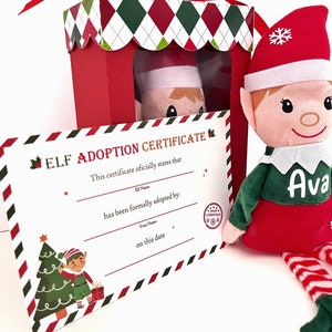 Elf Personalized Box Christmas, Christmas Elf, Personalized Christmas ...