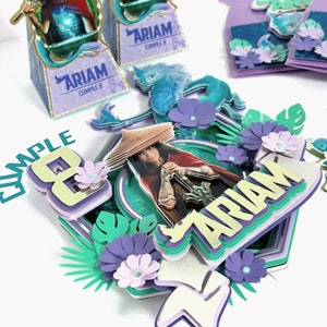 Kit Party Raya, Raya Cake Topper, Raya Birthday Decorations, Raya Party ...