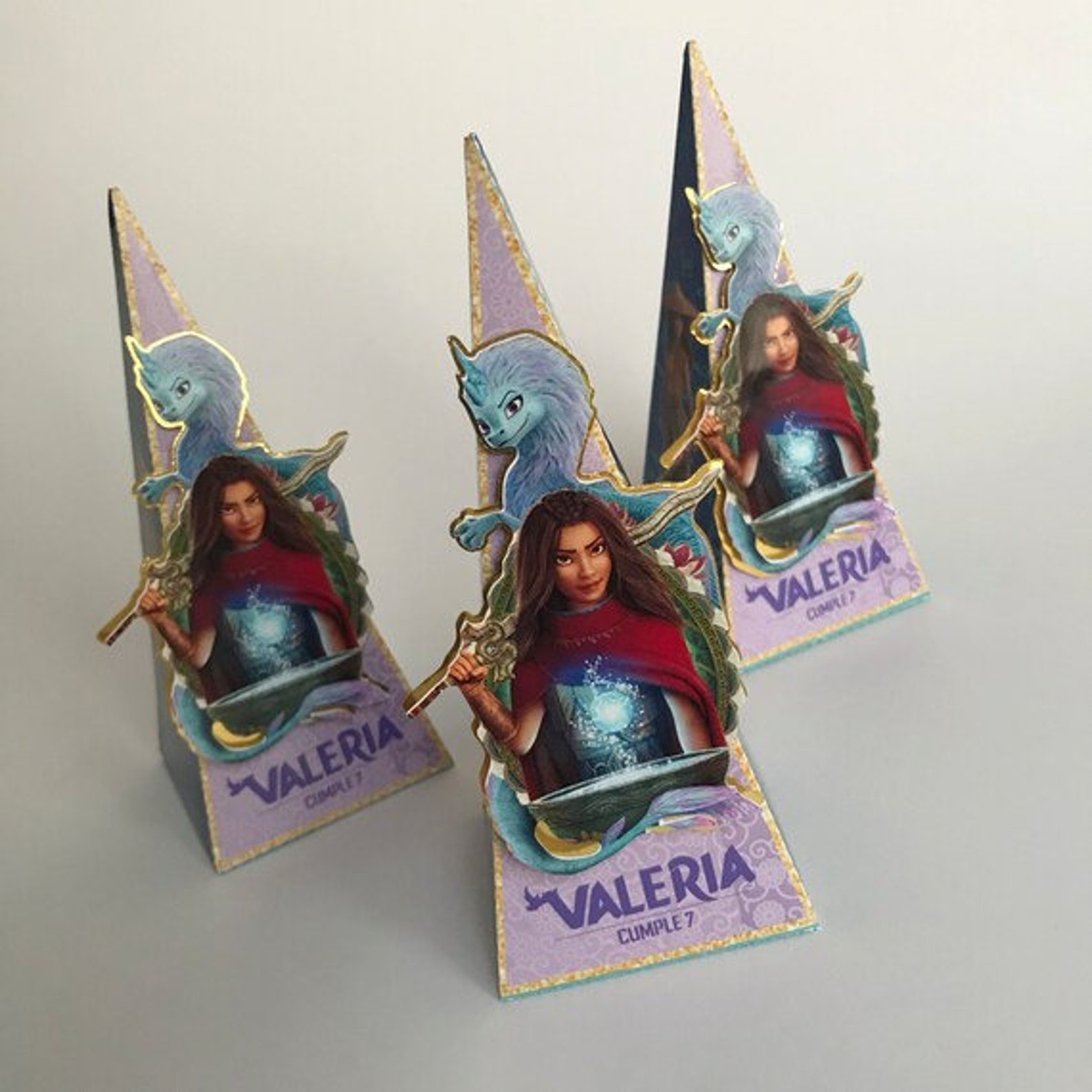 Raya Set Birthday Party Raya and the Last Dragon Favor Boxes | Etsy