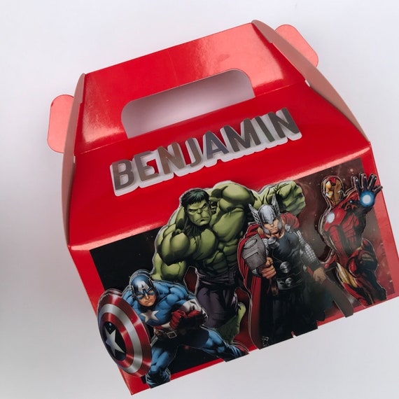 Marvel Gable Box Marvel Birthday Party Marvel Favor Boxes - Etsy